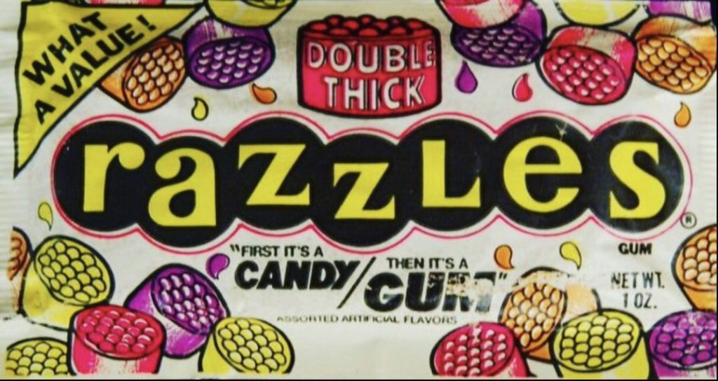 Razzles History: Novel Chew Invented by Brethren Chemist | BrandlandUSA