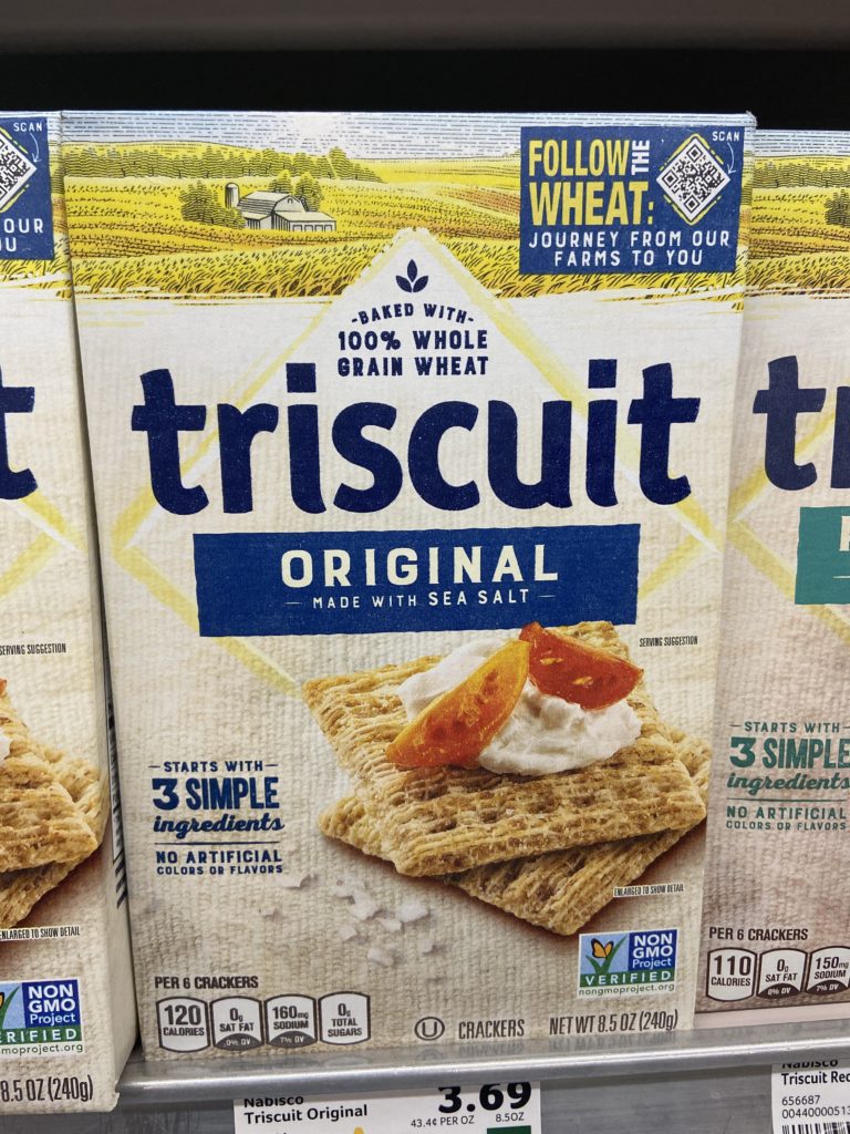 Triscuit Appears Without Nabisco Triangle | BrandlandUSA